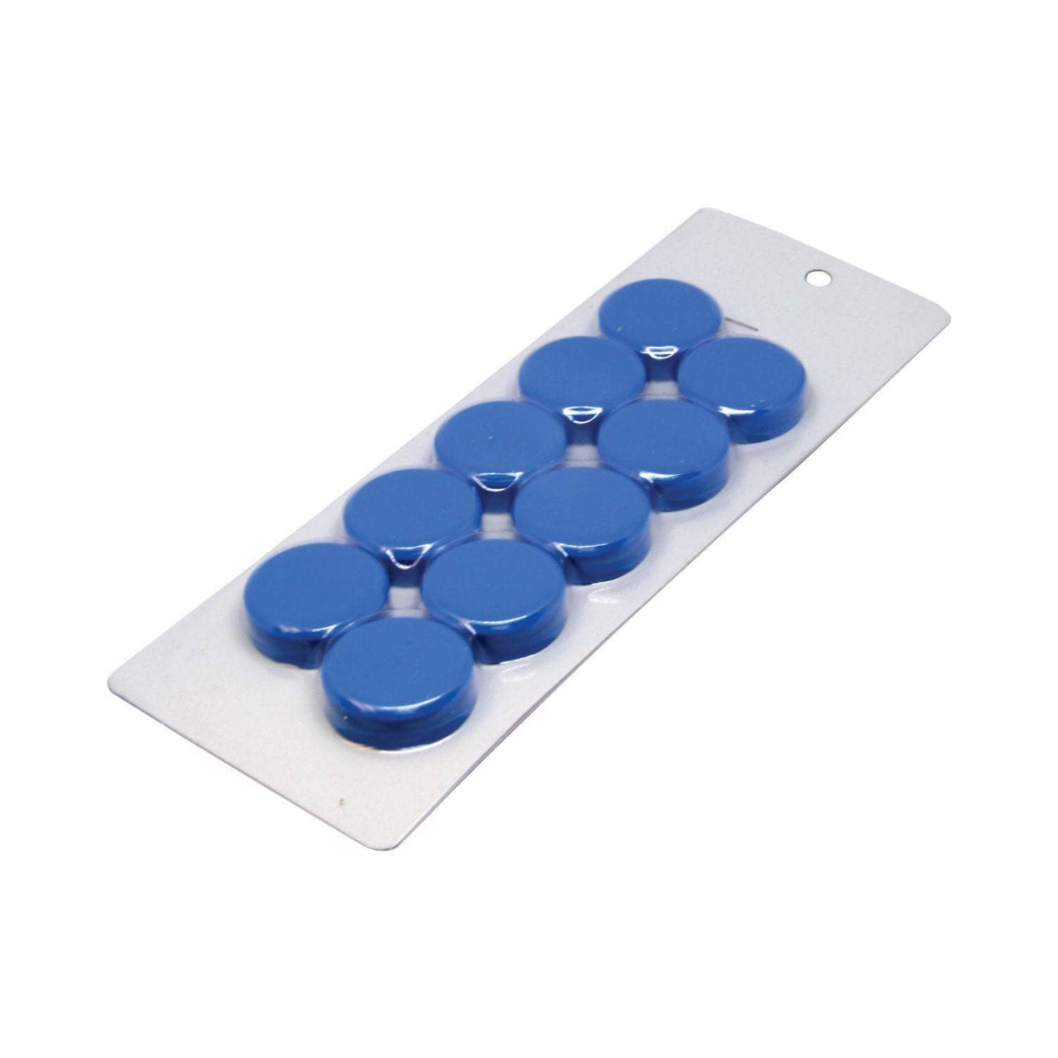 Large Blue Magnetic Discs 30mm | Pack of 10