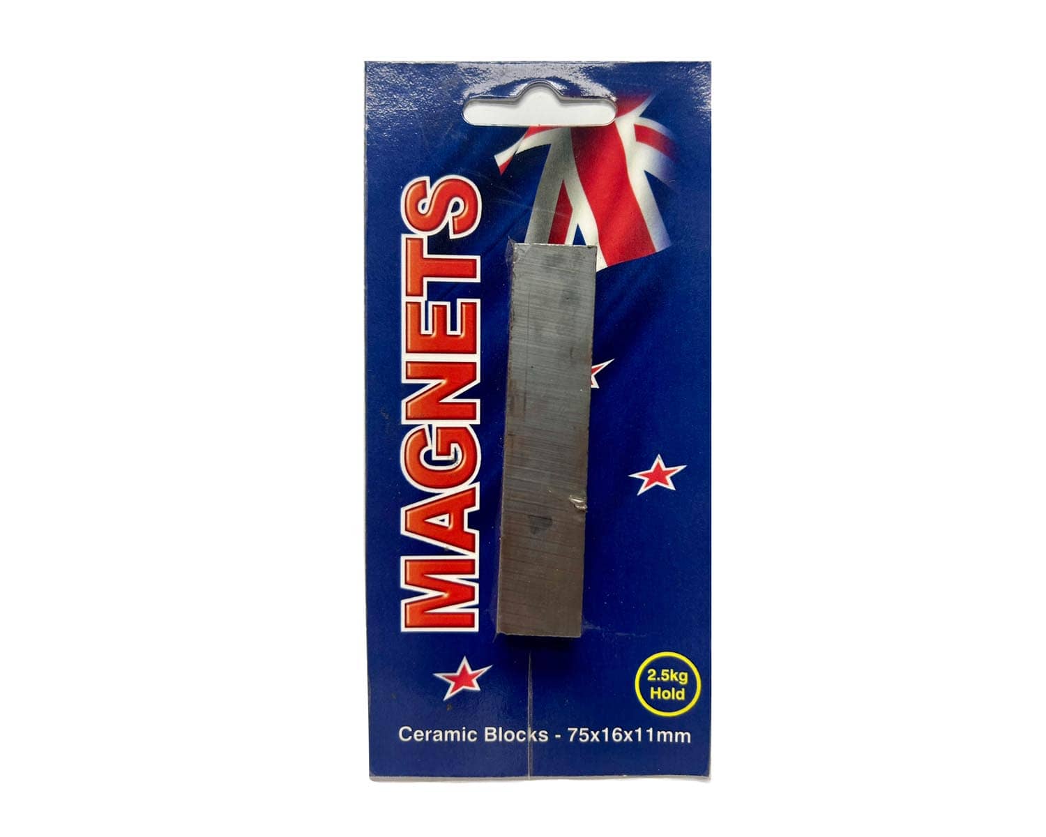 Clearance Ceramic Block Magnet - 75mm x 16mm x 11mm | Ferrite Magnet ...